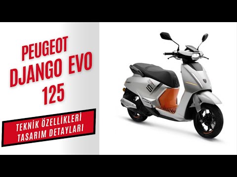Peugeot Django Evo 125 Sport I Güçlü, Modern, Kullanışlı
