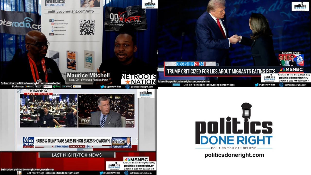 Working Families Party Exec. Dir Maurice Mitchell visits. Kamala Harris ...