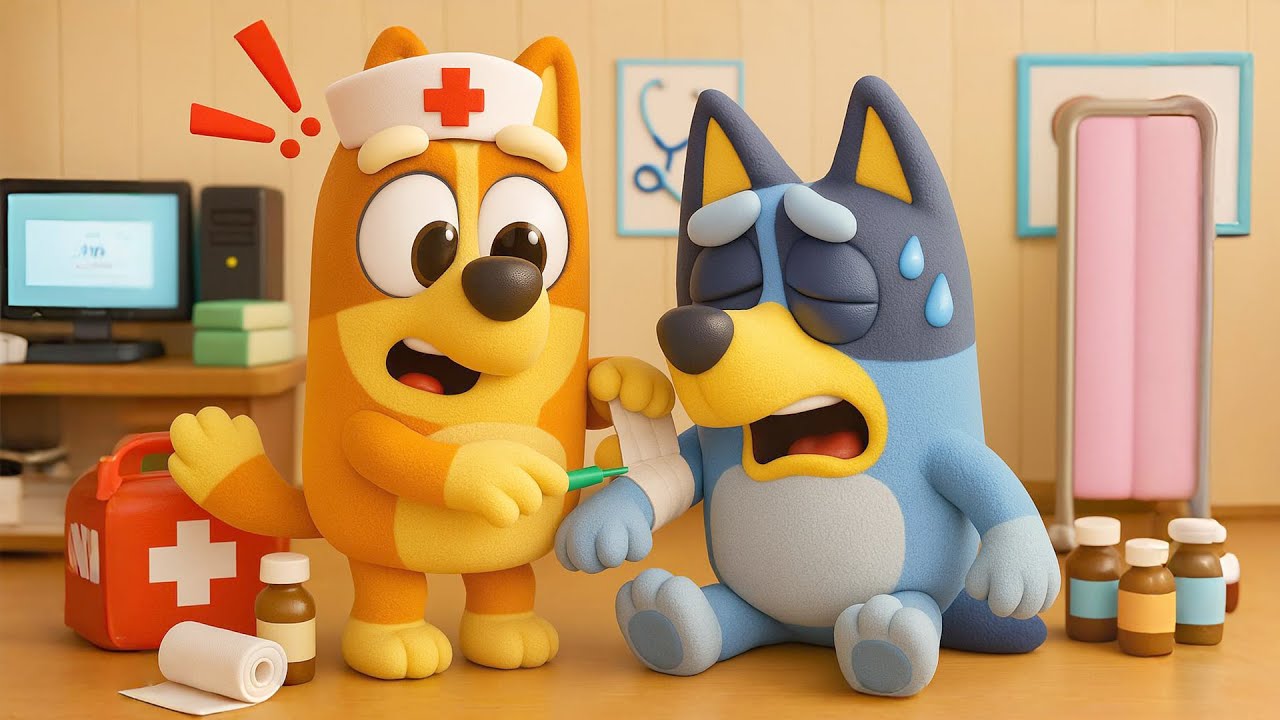 OMG...! BLUEY Is Sick! Can Doctor BINGO Help Him ! - Bluey Funny ...