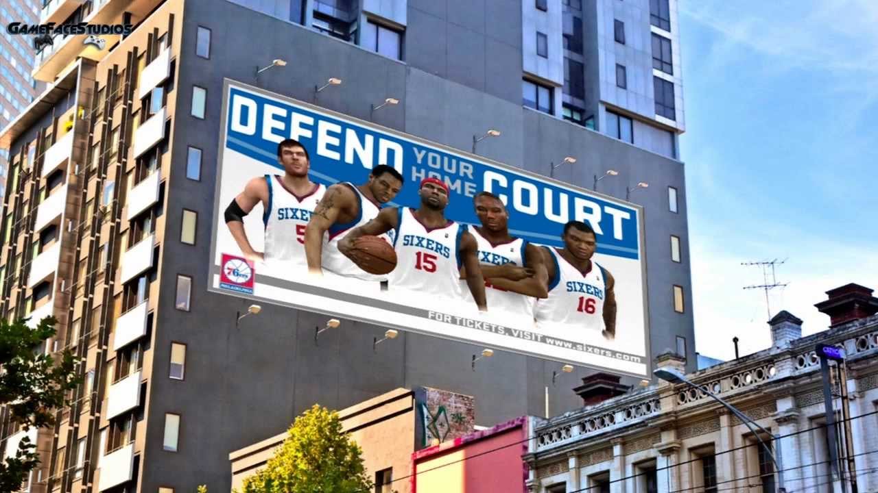 NBA 2K12 My Player Mode - Defend Your Home Court Billboard Endorsement ...