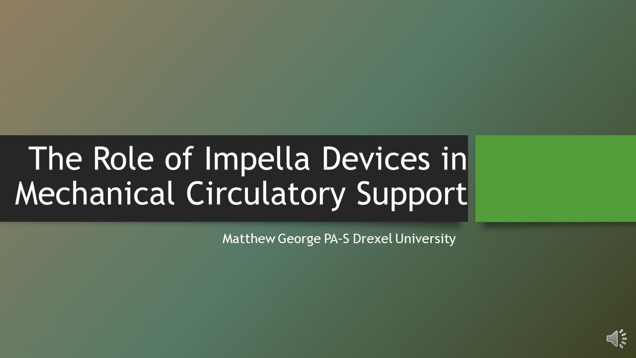 Overview of Impella Devices - YouTube