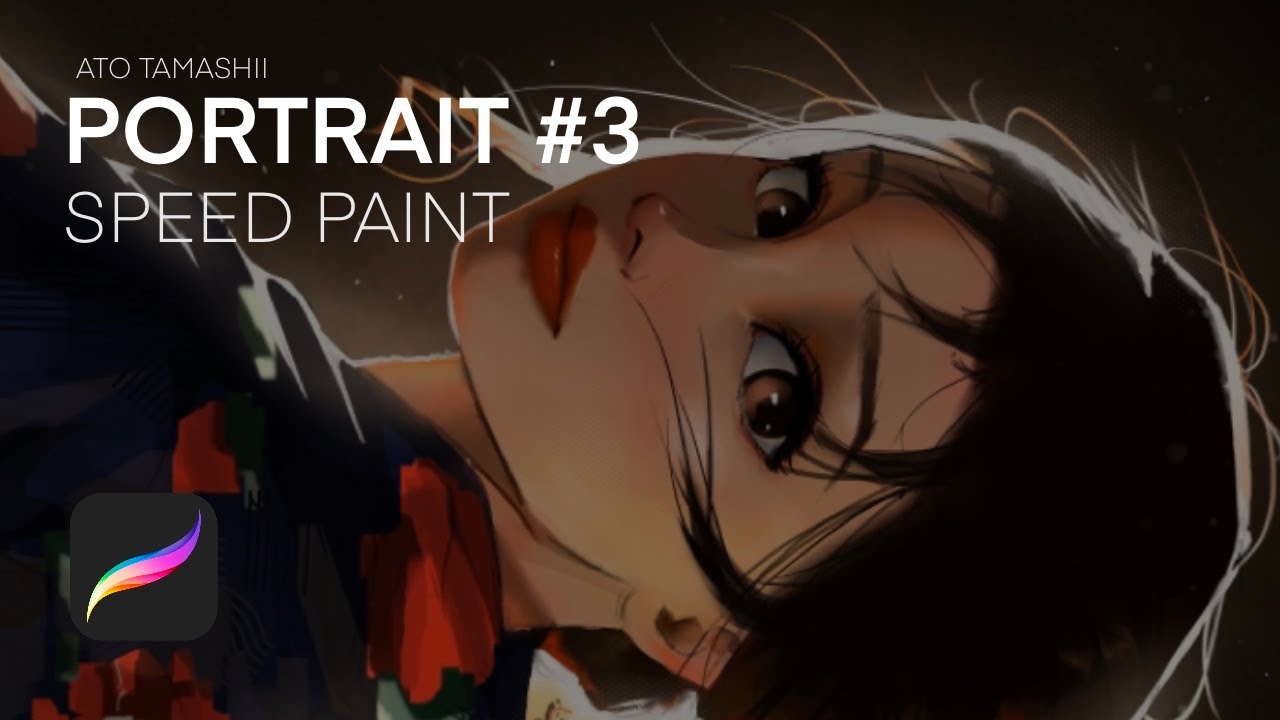 PORTRAIT #3 DRAWING | DIGITAL ART | Speed Painting | Procreate ipad ...