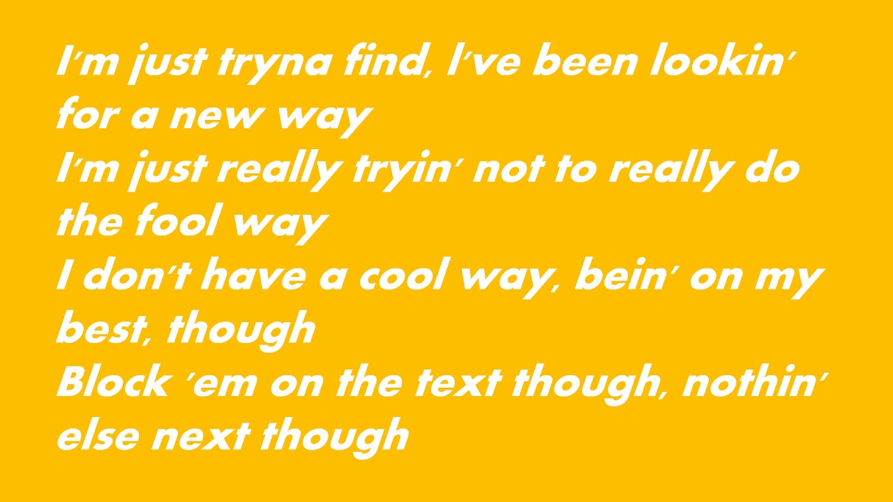 KANYE WEST FOLLOW (GOD LYRICS) - YouTube