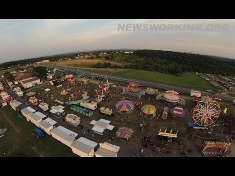 DJI Phantom test flight over the Schnecksville, PA Community Fair using ...