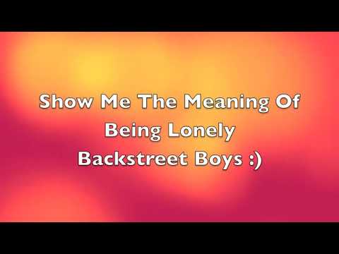 Show me the meaning with lyrics - YouTube