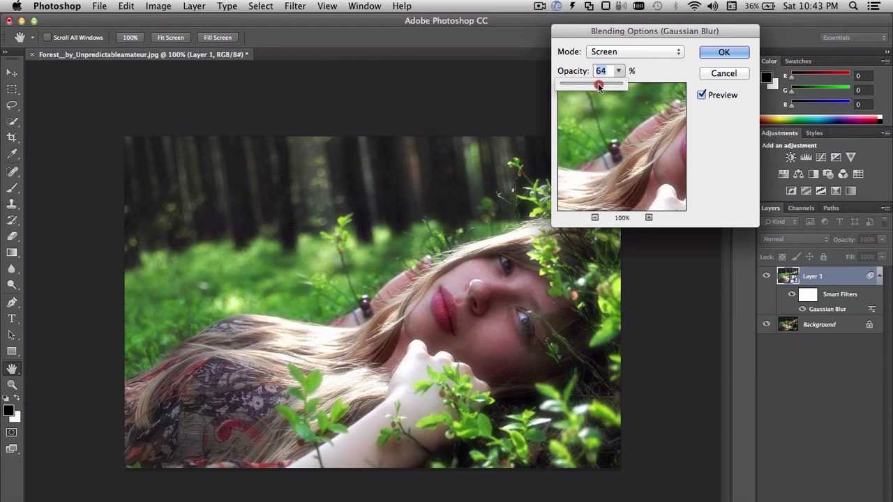 [Photoshop CC Tutorial] Dreamy Effect on 3 Steps - YouTube