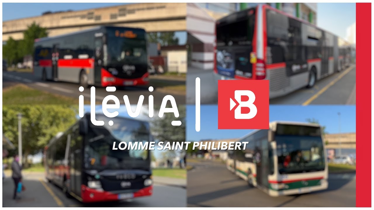 🇫🇷 ⸱ [4K/ Ilévia] Ilévia - Passages de bus à Lomme Saint Philibert ...