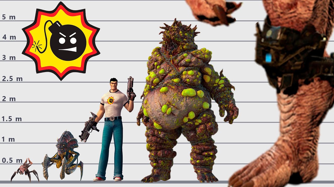 Serious Sam Size Comparison | Biggest Monsters of Serious Sam ...