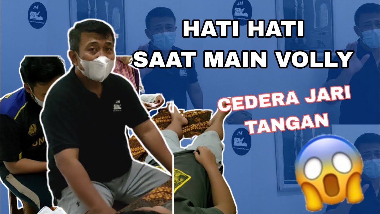WAO NYERI SEKALI😡😡 CEDERA JARI TANGAN SAAT MAIN VOLLY ||JM SPORT ...