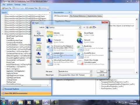 The Open XML SDK Productivity Tool - YouTube