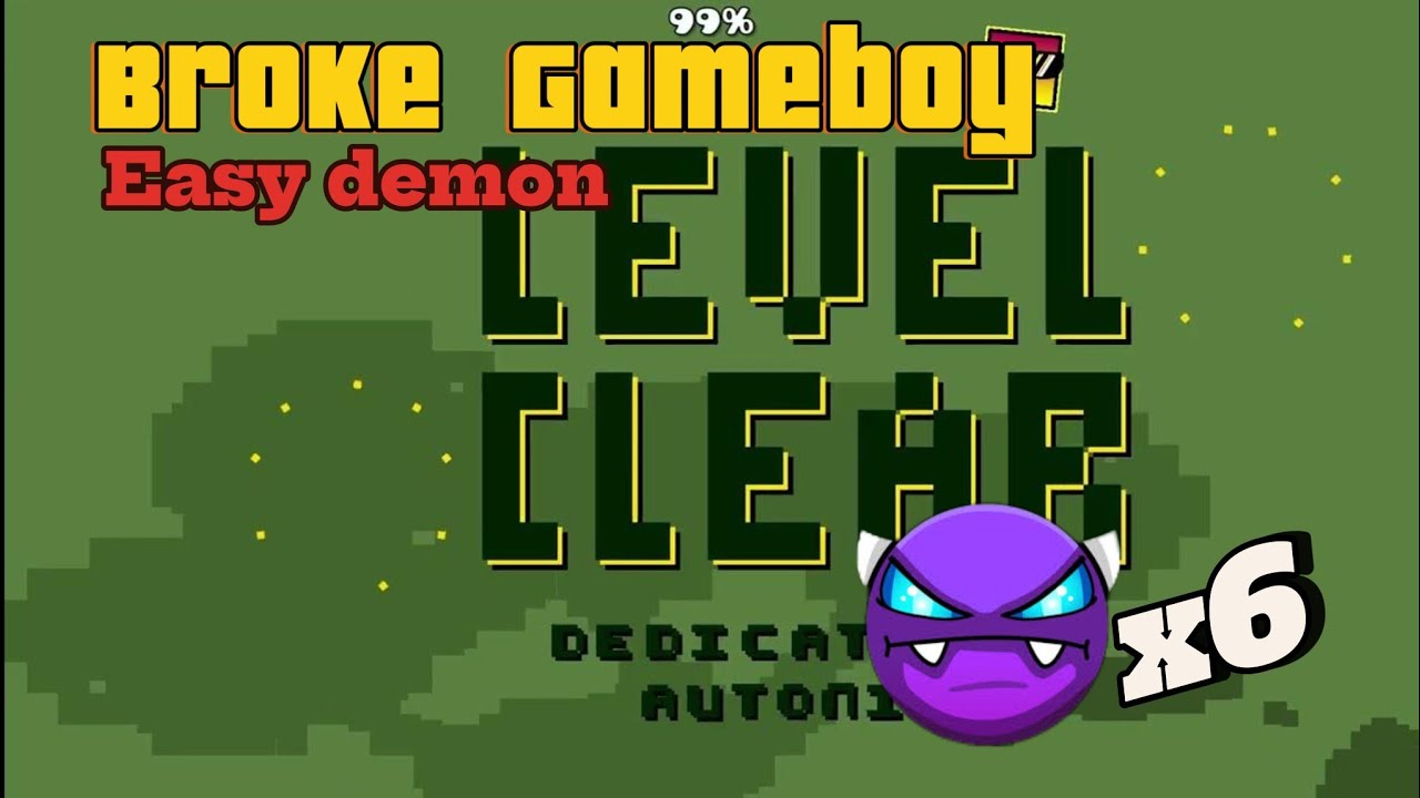 Geometry Dash|"Broken Gameboy" by voxicat - YouTube