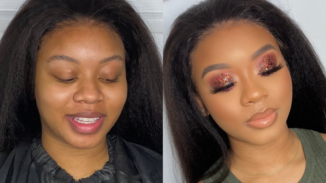 GLAM MAKEUP TUTORIAL FT MY CLIENT @maicanbeauuuty_mua - YouTube