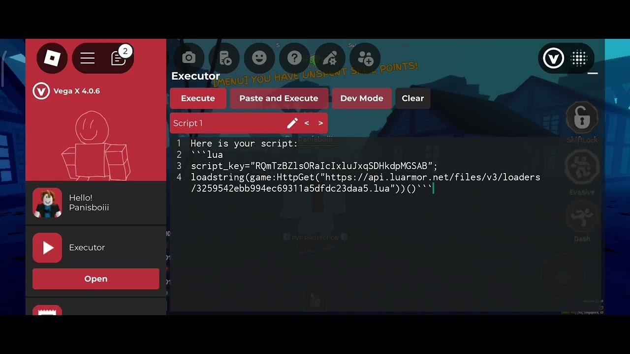(New) Vega X Executor | Best Executor for Mobile! | Bypass | Anti Ban ...