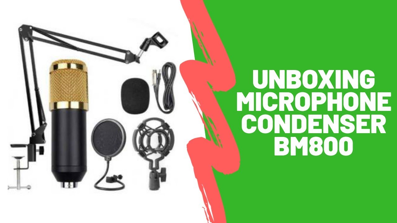 Unboxing dan Review Mic Condenser BM 800 Murah - YouTube