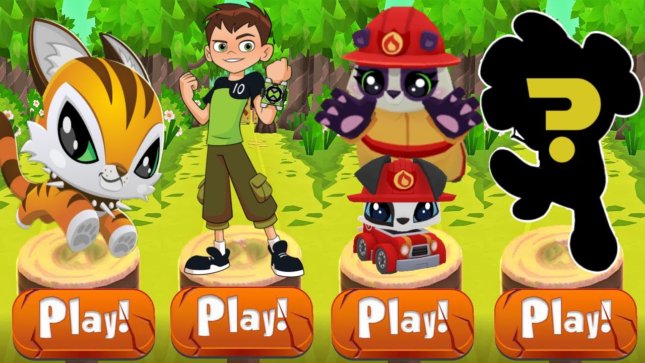 Tag with Mystery Combo Panda Skin vs Dash Tag vs Ben 10 Up to Speed ...