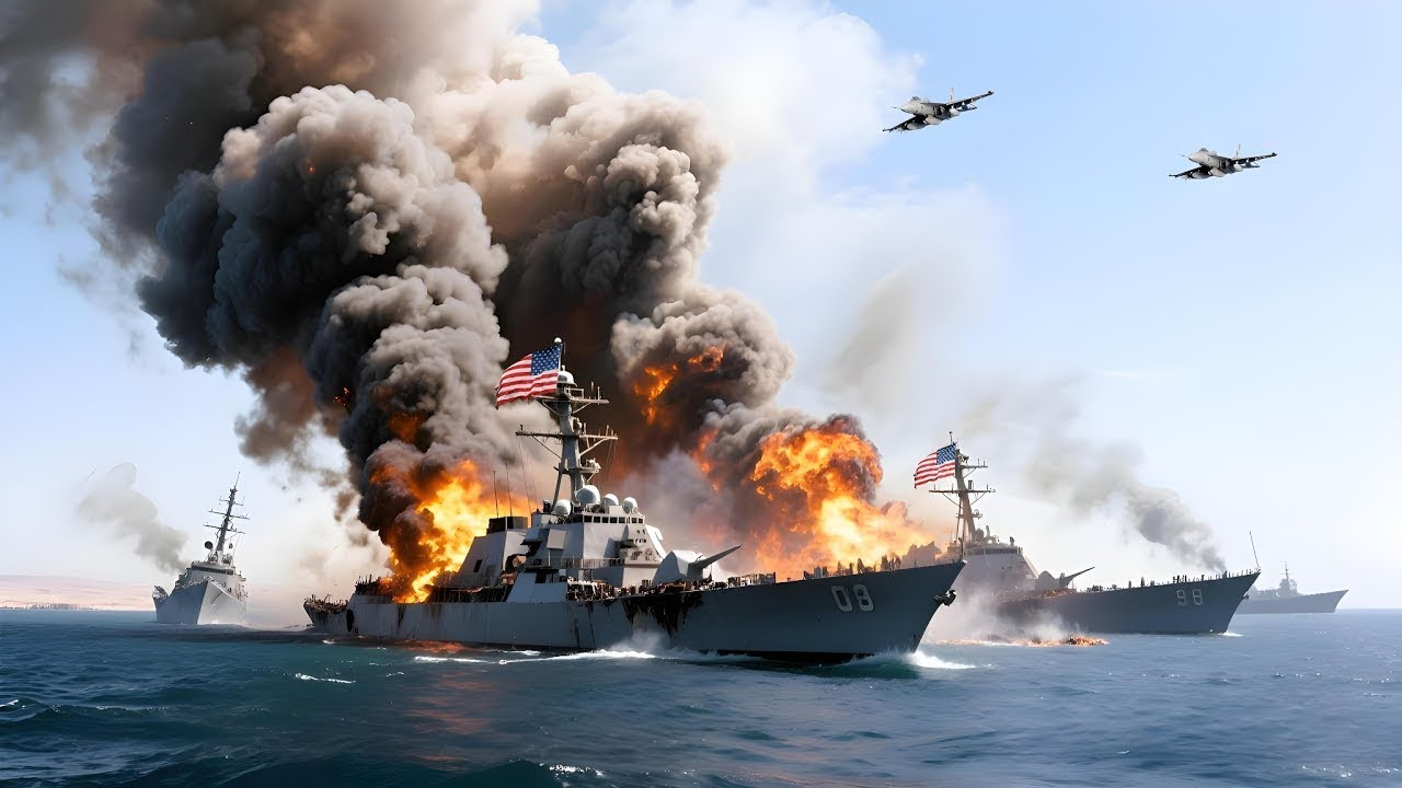 Today, 9 of the most advanced US warships were destroyed by Russian ...