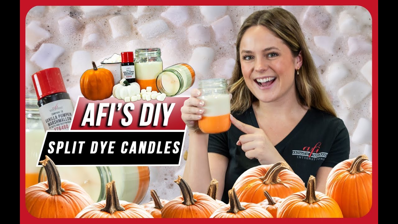 How to Make a Fall Layered Candle - YouTube