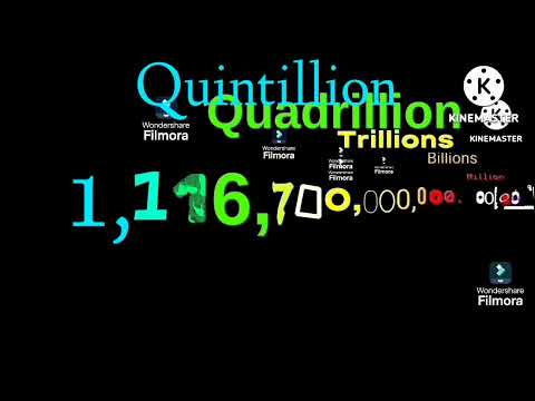 Numbers 0 to 1 septillion with sound effects - YouTube