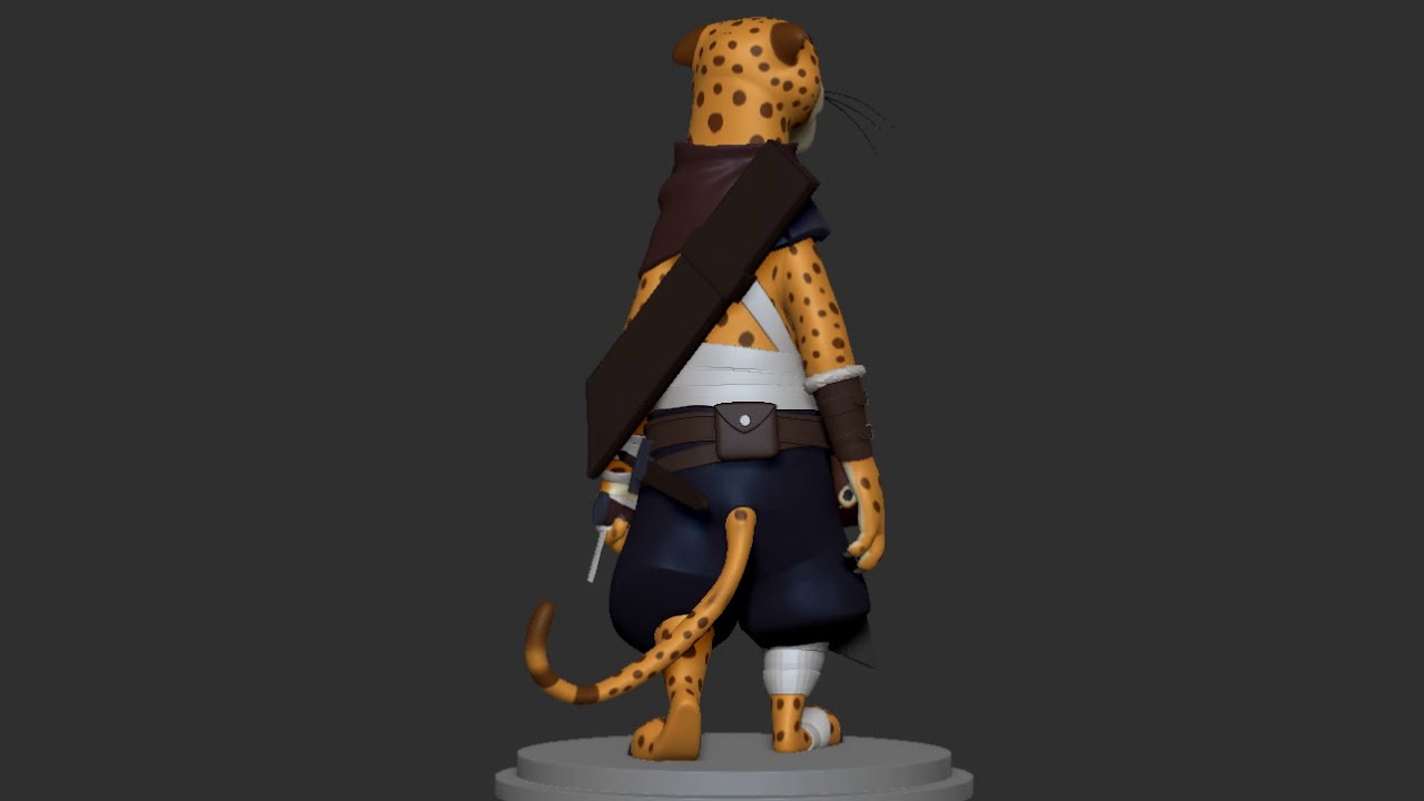 Turn around Warrior Leopard - YouTube