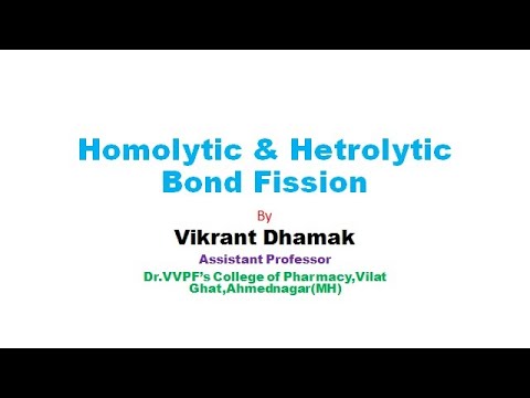 Bond Fission:Homolytic & Hetrolytic - YouTube