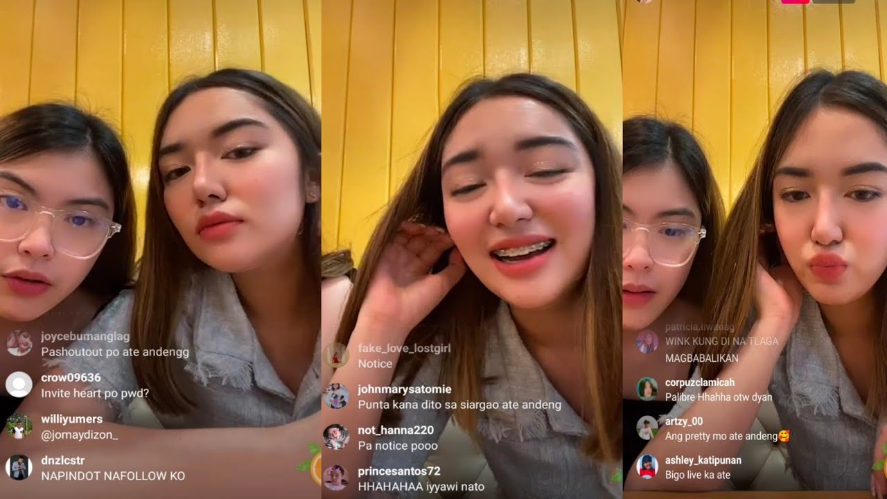 ANDREA ANGELES (ANDENG) SHORT INSTAGRAM LIVE | OCTOBER 15, 2021 - YouTube