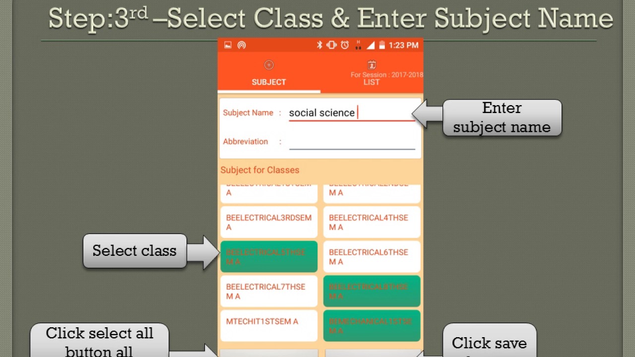 School App Create Subject - YouTube
