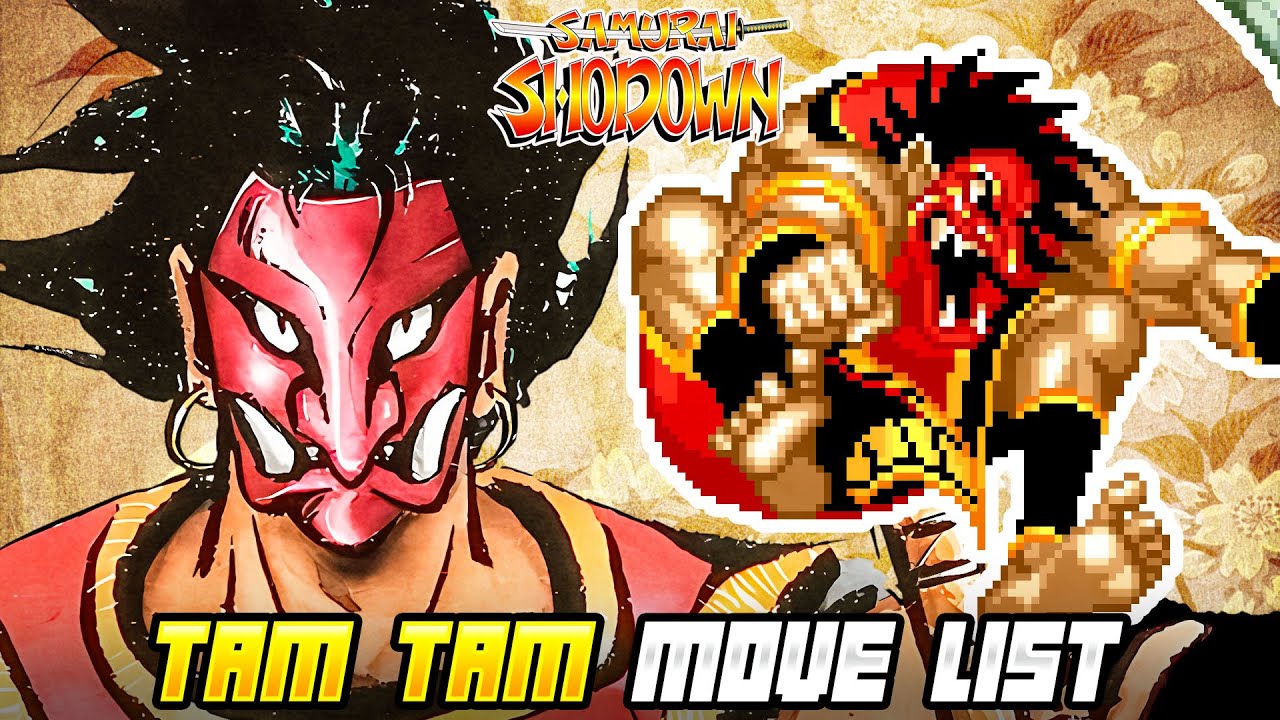 TAM TAM MOVE LIST - Samurai Shodown (SAMSHO) (1993) - YouTube