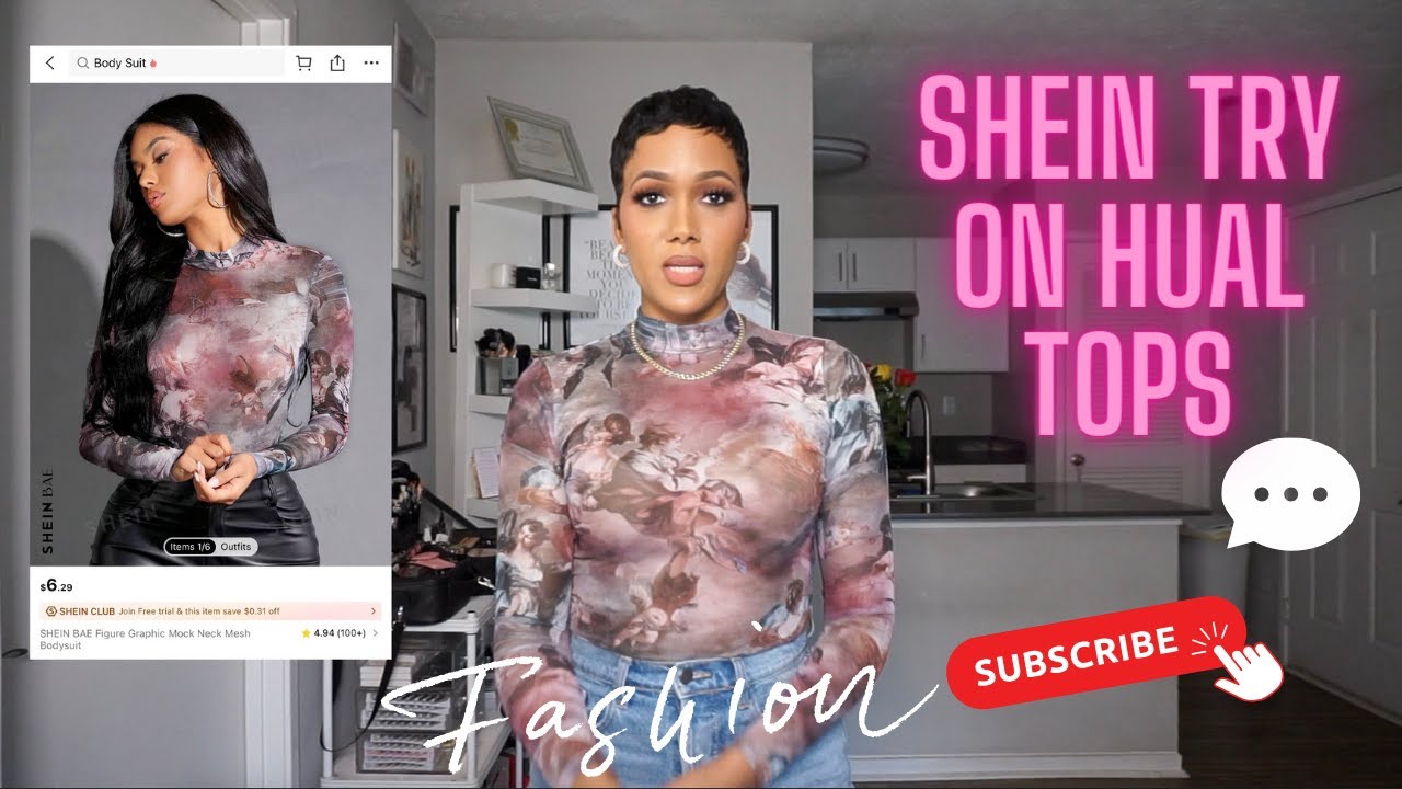 Shein Try on Haul (Tops) - YouTube