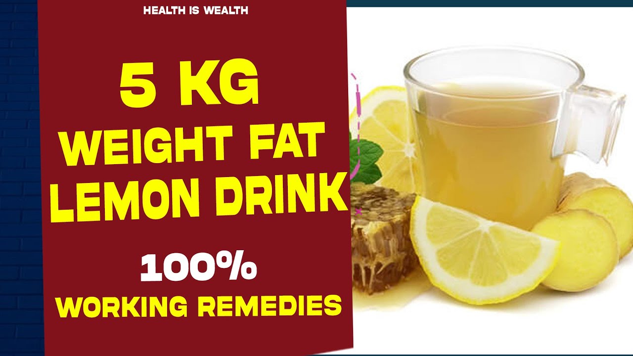 Weight loss drink Lemon , Alsi, Ginger Natural Fat Burner Detox Drink ...