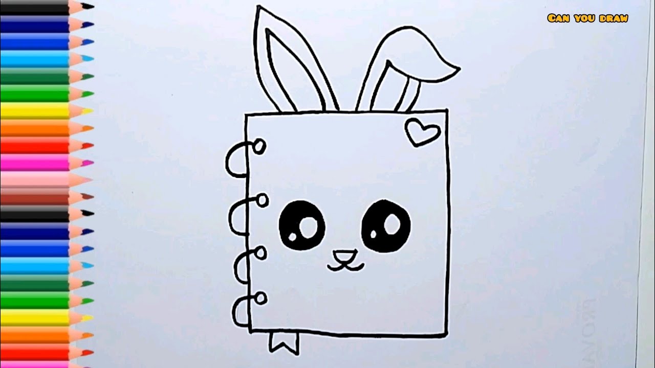 some easy drawings | how to make drawing tutorial | Note book Drawing ...