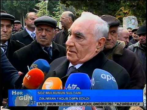 Zəlimxan Yaqubun dəfn mərasimi....