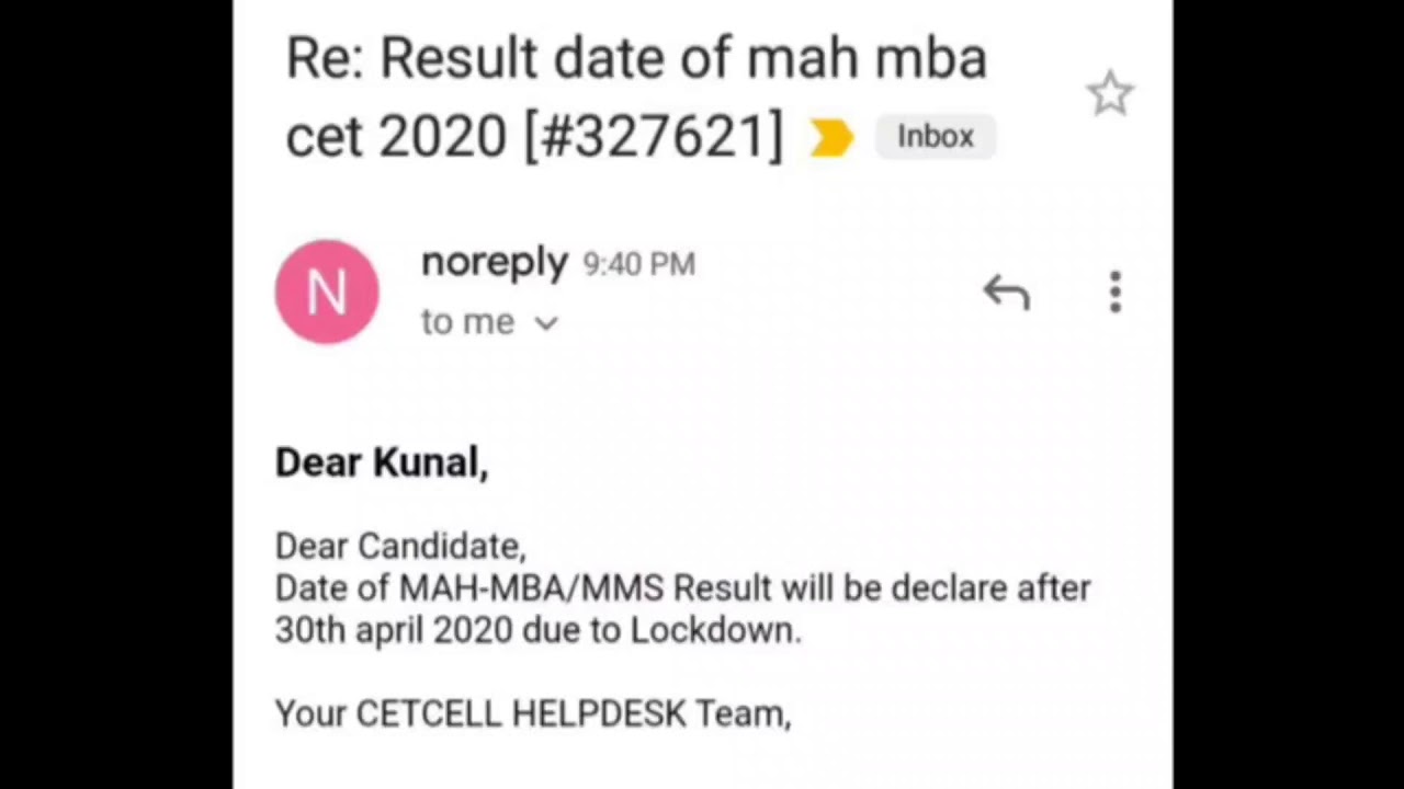 CET Result kab aayega? Date of MAH MBA MMS Result will be declared ...