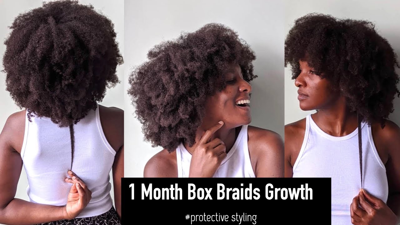 GROW HAIR FAST with Box Braids! | PROTECTIVE STYLES - YouTube