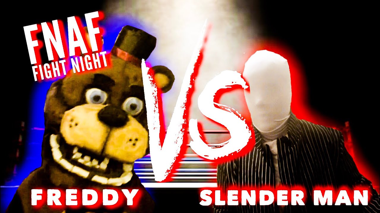 Slender man vs Freddy Fazbear - Shocking Nightmare Battle - YouTube