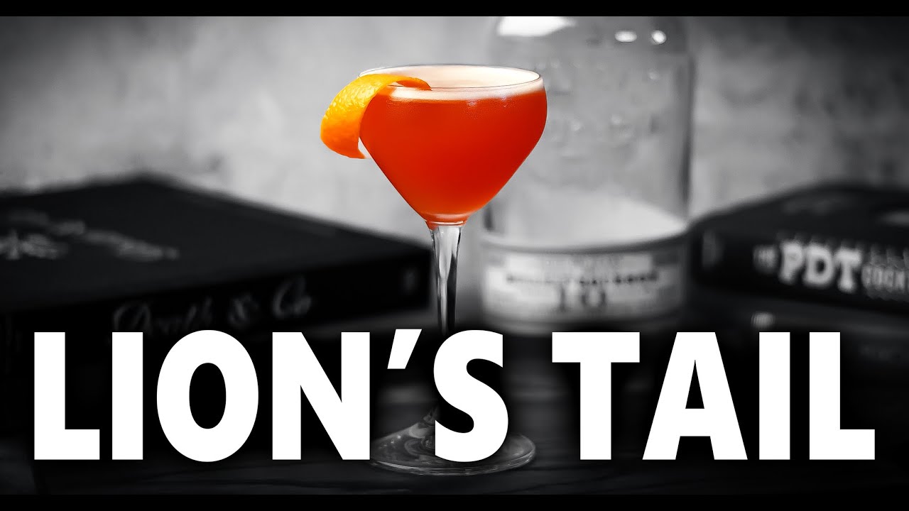 How To Make A Lion's Tail Cocktail | Easy Bourbon Cocktail - YouTube