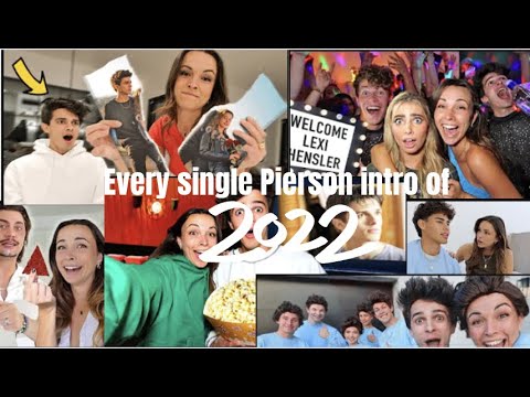 EVERY SINGLE PIERSON INTRO OF 2022 - YouTube