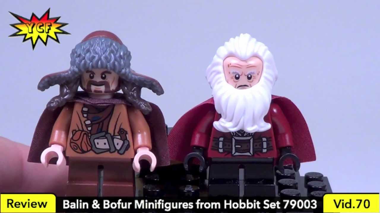 LEGO Hobbit Minifigures Balin and Bofur from set 79003 An Unexpected ...