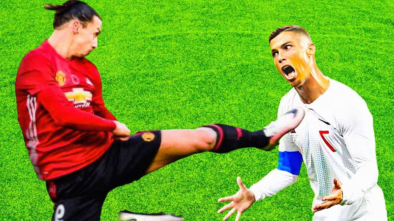 6 Players Who Dared To Fight Zlatan Ibrahimović - YouTube