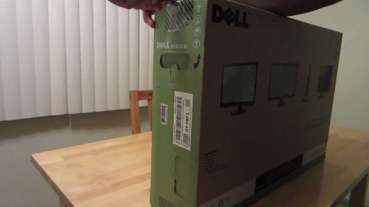 Dell ST2321L 23" LED Monitor: Unboxing - YouTube