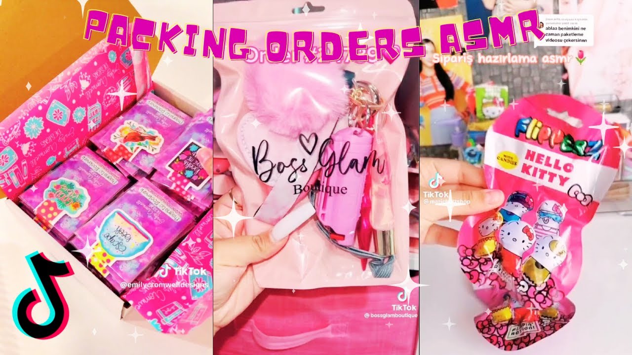 Satisfying packing orders ASMR style TikTok compilation #31 #asmr # ...