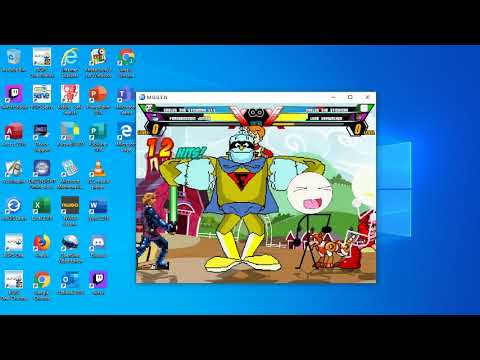 Mugen Battle Radnom Frank Jr Carlos The Stickmam And Vinnie Arcade Mode All Played By (Me)