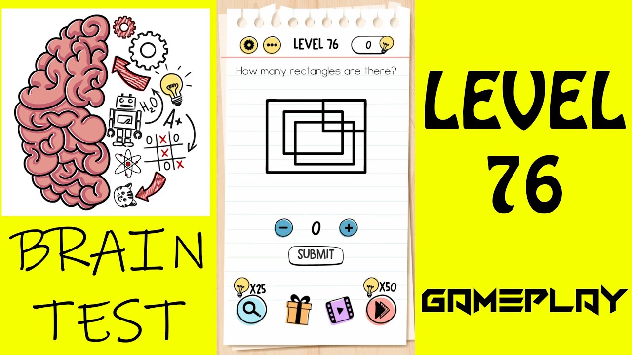 Brain Test- Tricky Puzzles LEVEL 76 Solved | Answers | Walkthrough ...