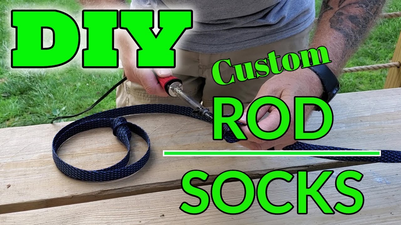Rod Sock DIY- Fishing Rod Sleeves (Easy) - YouTube