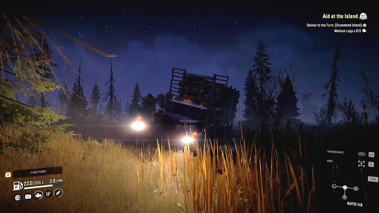 Transporting Medium Logs - Part 2 | SnowRunner - YouTube