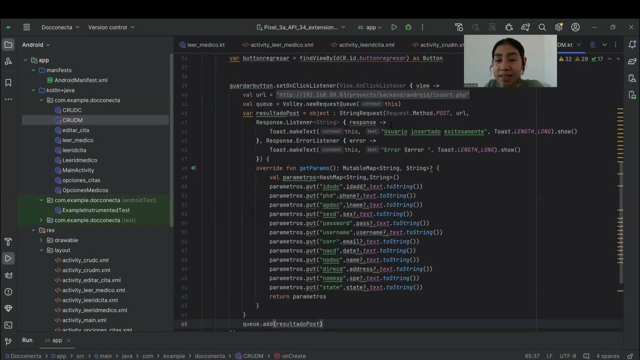 DocConecta android studio, kotlin, mysql - YouTube