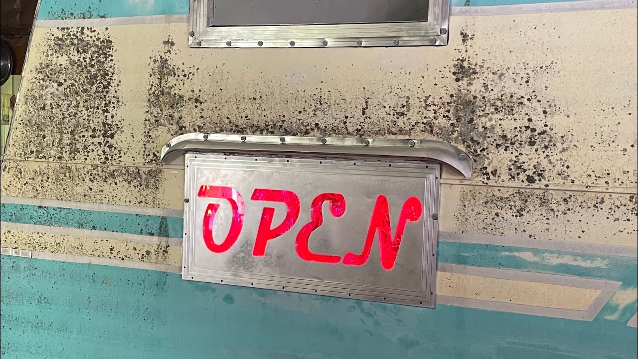 The most expensive OPEN sign I’ve seen. Custom Billet Aluminum! - YouTube