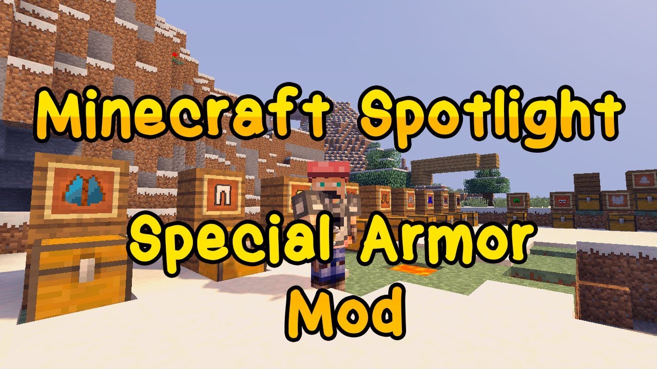 Minecraft Spotlight : Special Armor Mod [1.6.4] - YouTube