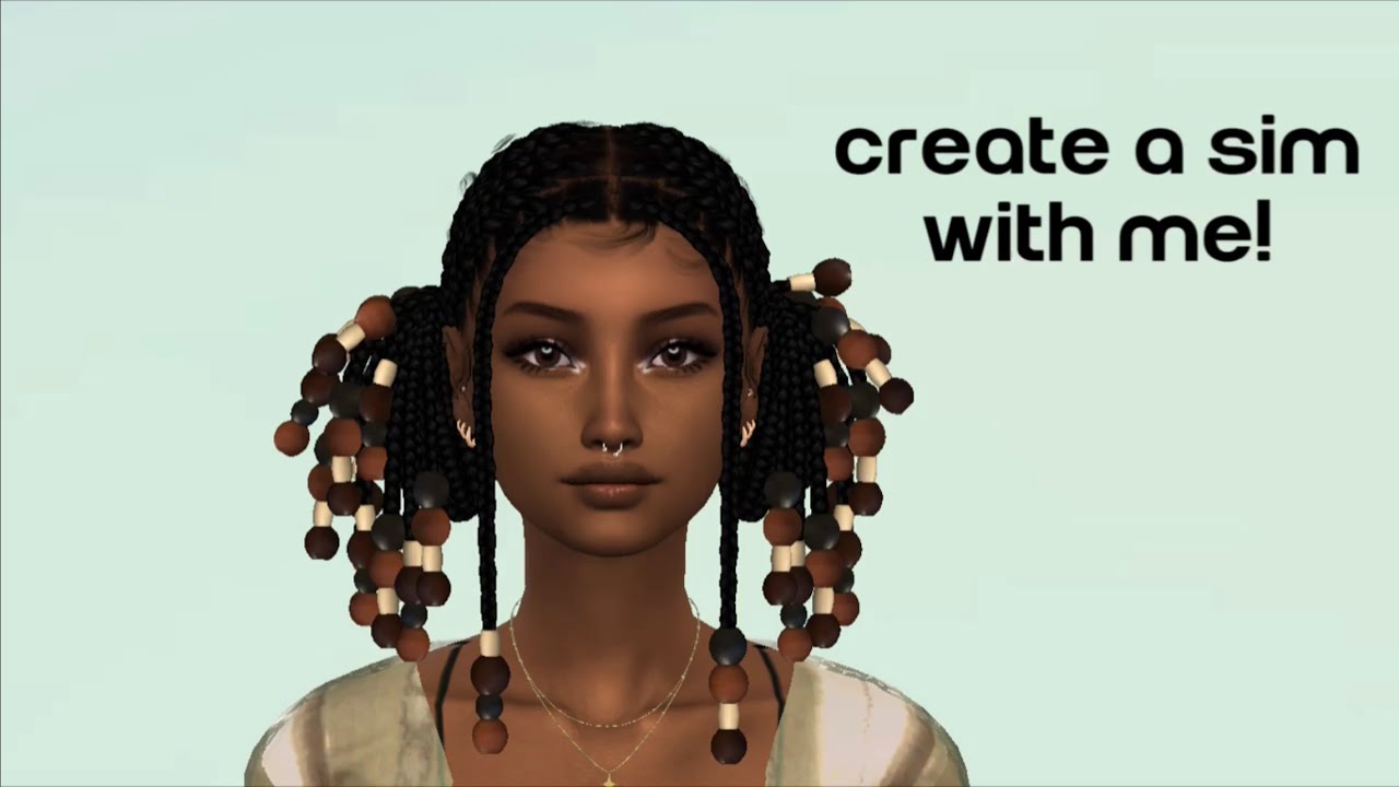 create a sim with me! | sims 4 CAS | semi-realistic sim - YouTube