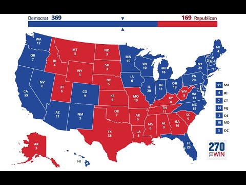 "Elizabeth Ann Warren is Elected POTUS": 2020 Election Map, Donald ...
