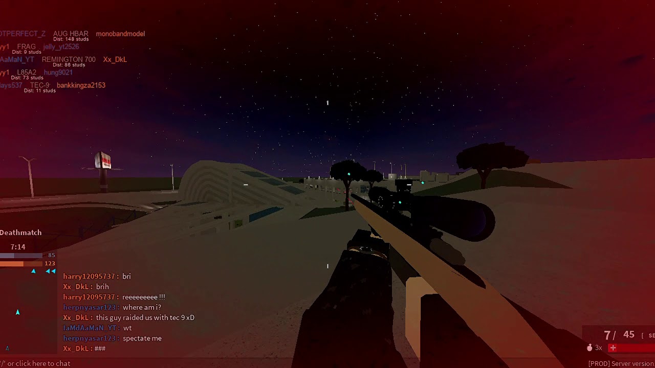 Roblox pf gameplay (Killed by Tryhard Sweats - YouTube